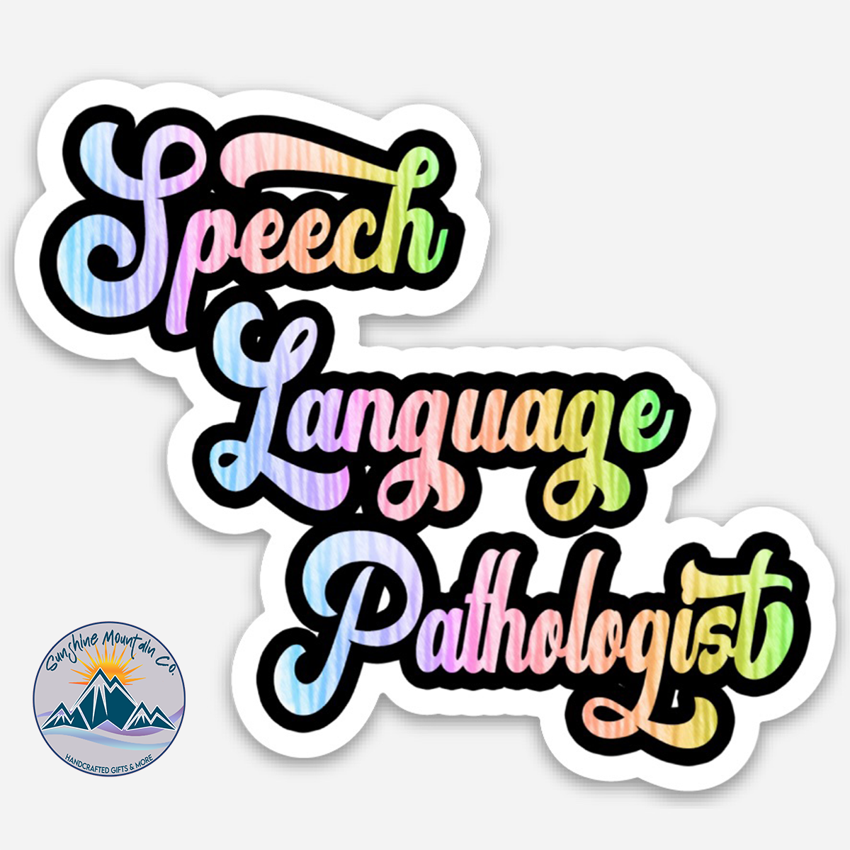 Retro SLP Sticker – Sunshine Mountain Co.